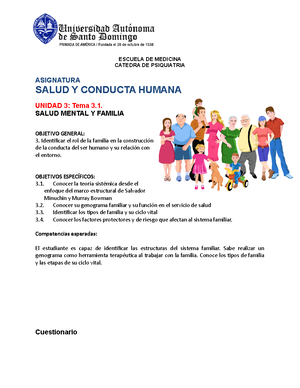 Práctica 1 Lab. salud y conducta h - Salud y Conducta Humana - UASD - Studocu