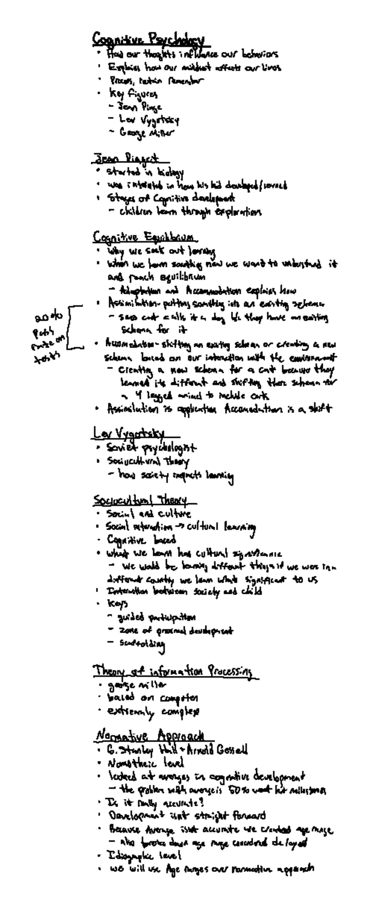 Cognative Development 2 - Cognitive Psychology - How our thoughts ...
