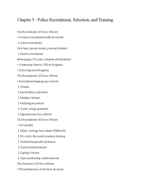 Introduction to law - intro to law enforcement notes - Introduction to ...