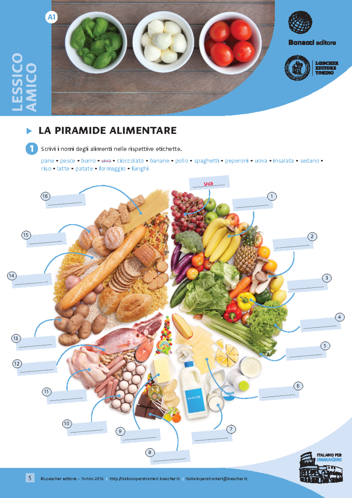 Lessico cibo e bevande Loescher - 5 ©Loescher editore – Torino 2016 ...