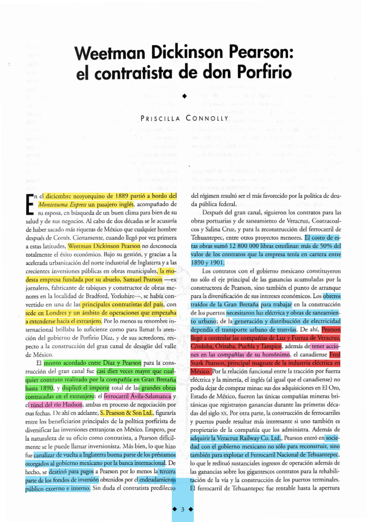 Pearson - Habla sobre Weetman deckinson (britanico) y su papel como ...