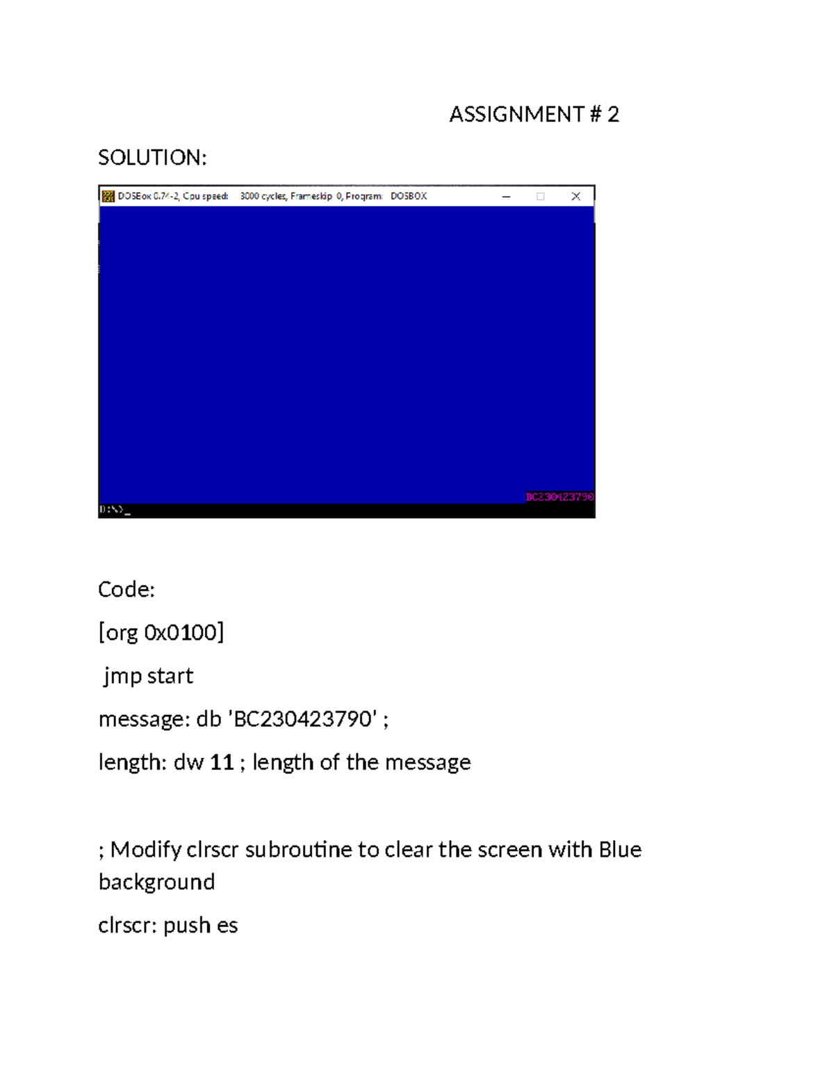 Assignment cs401p - i wanna study cs401 mcqs files. for my final term prepration. - ASSIGNMENT ...