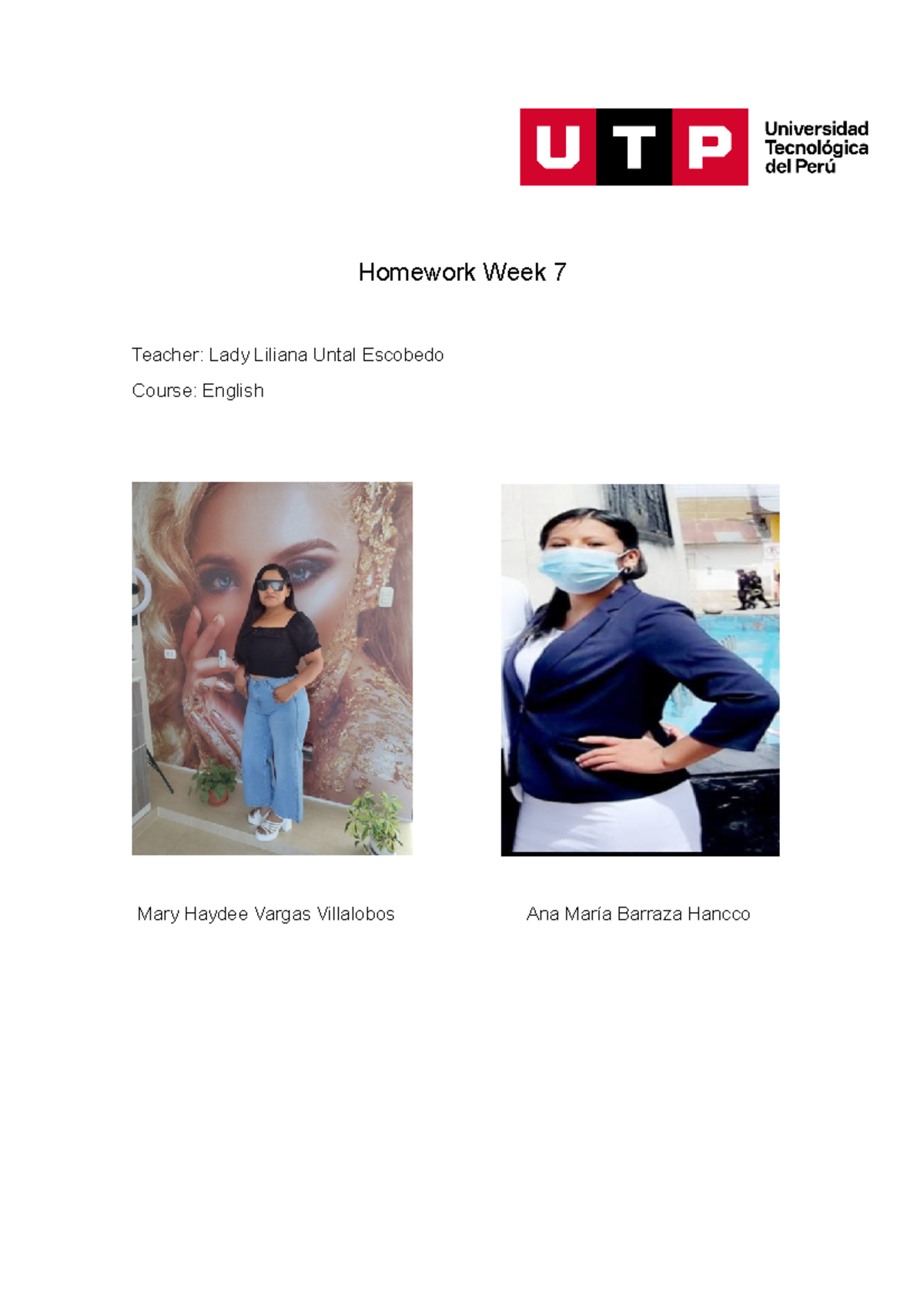 Homework Week semana 7 - en esta tarea podras encontrar informacion ...