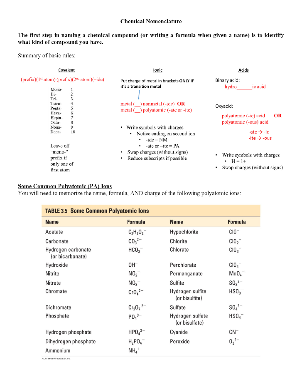Chapter 2 - Nomenclature worksheet - CHEM 1211K - Studocu