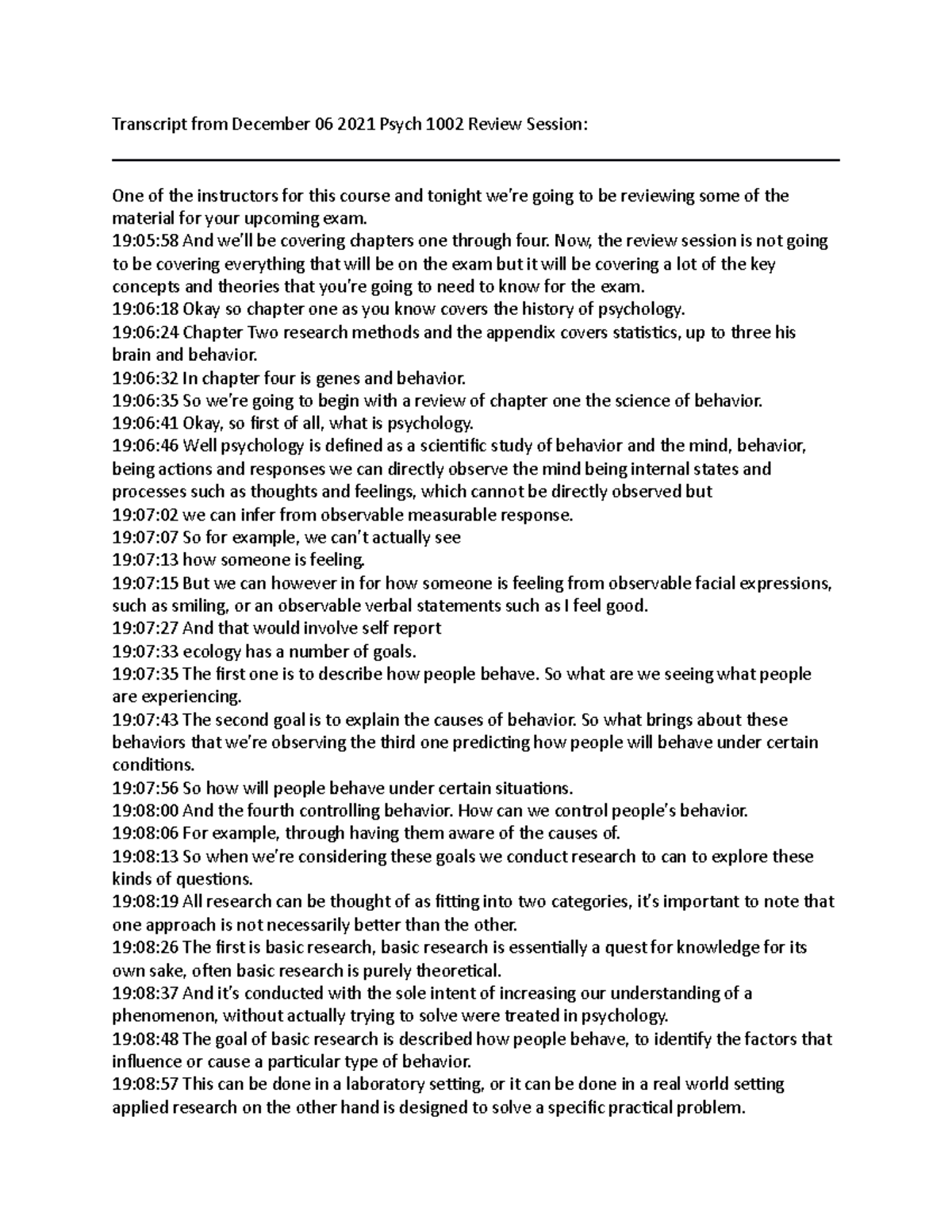 Session 1 Transcript from December 06 2021 Psych 1002 Review Session ...