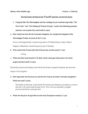 WEST Civilization PART II - WEST CIVILIZATION PART II Unit A 1 Ancient ...