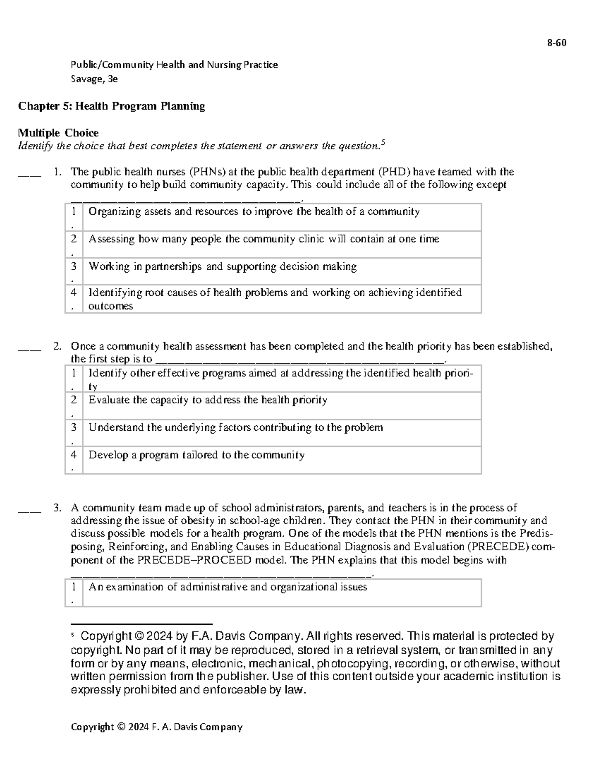 Chap 5 com health - Public/Community Health and Nursing Practice Savage ...