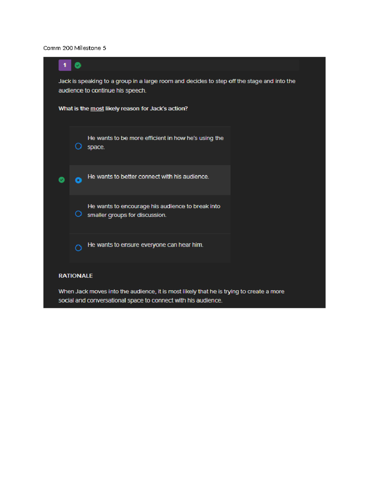 Comm 200 Milestone 5 - COM 200 - Comm 200 Milestone - Studocu