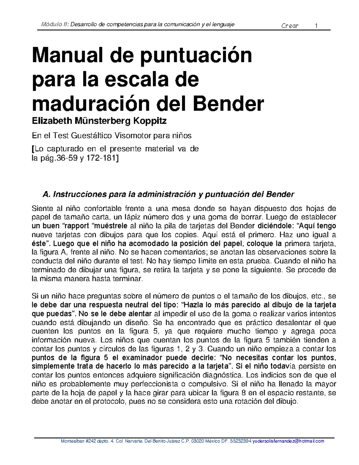 Manual-de-bender 1 - Material para evaluación y aplicación de test de ...