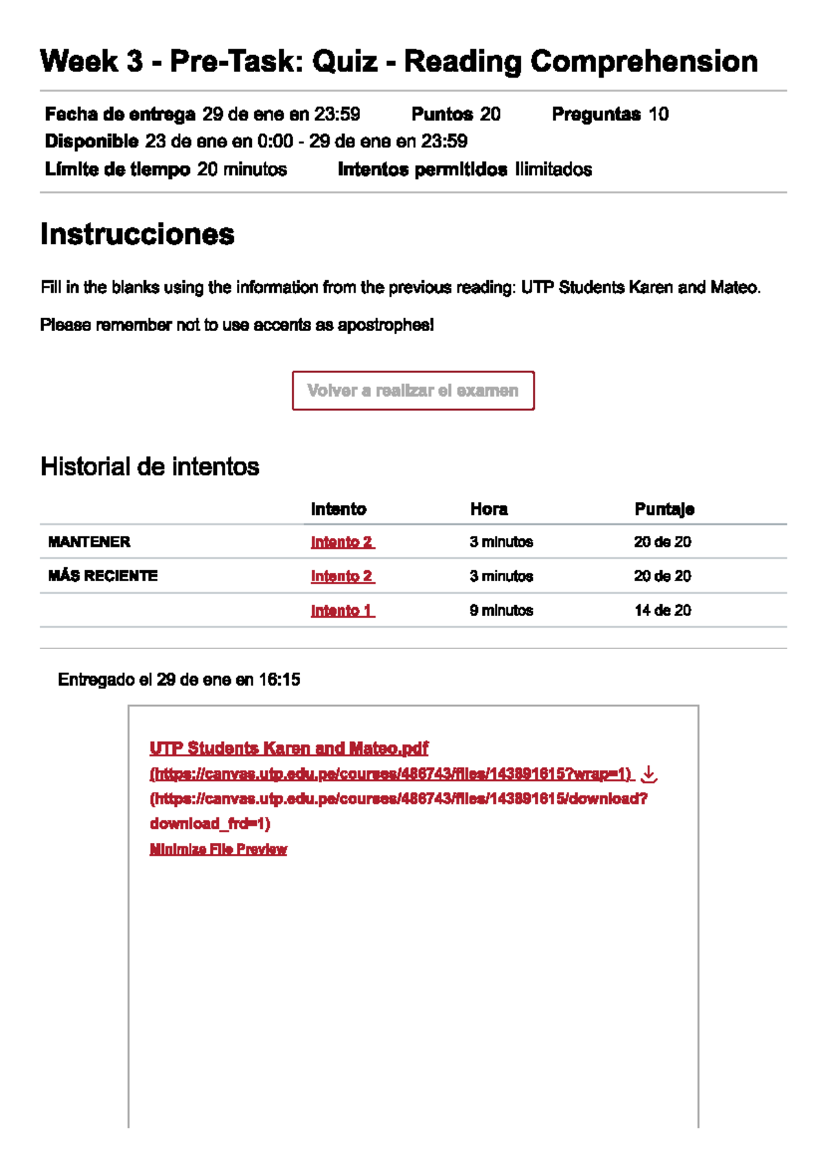 Reading - Ingles II - Studocu
