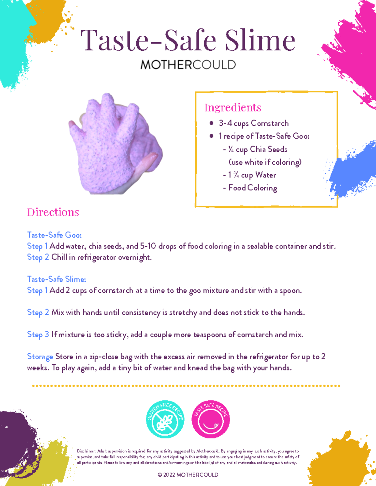 Taste-Safe Slime - dsfsd - Studocu