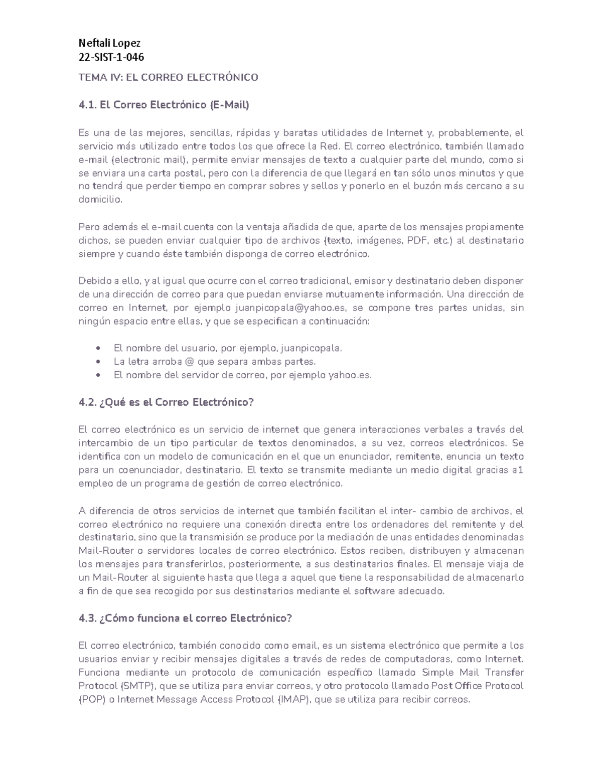 TEMA IV - El programa Mail de Unix - 22 - SIST- 1 - 046 TEMA IV: EL ...