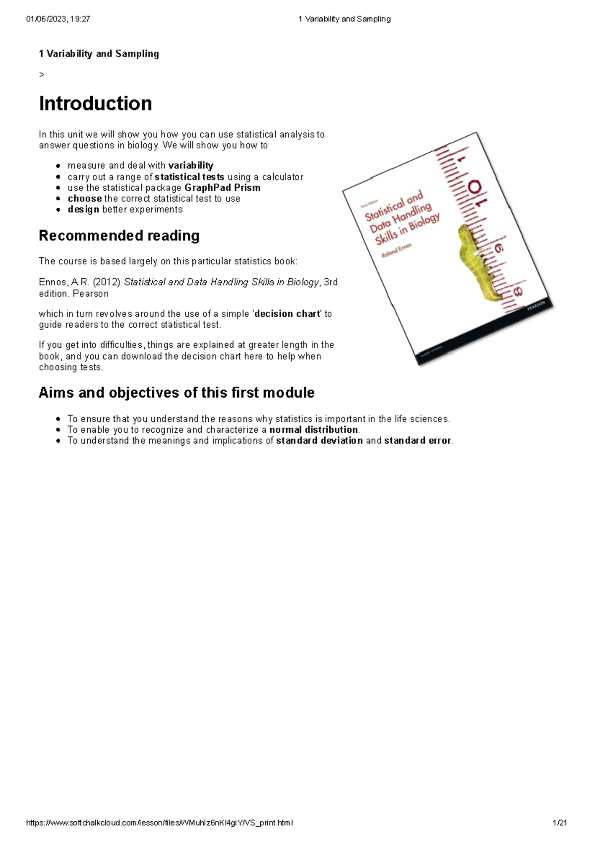 1 Variability and Sampling - 1 Variability and Sampling > Introduction ...