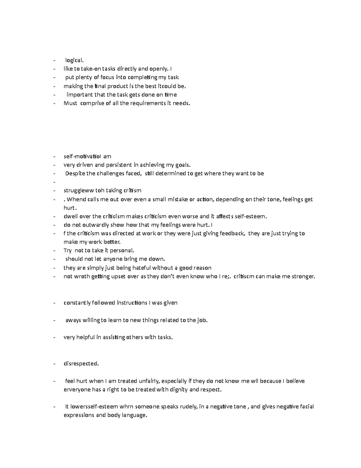 Response - How to respond to interview questions - logical. like to ...