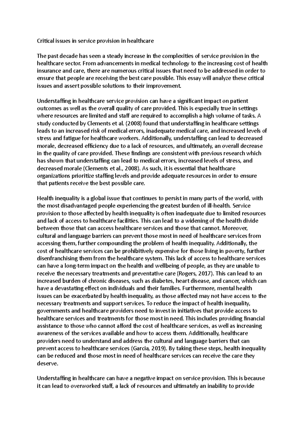 Critical Issues In Service Provision In Healthcare From Advancements critical-issues-in-service-provision-in-healthcare-from-advancements