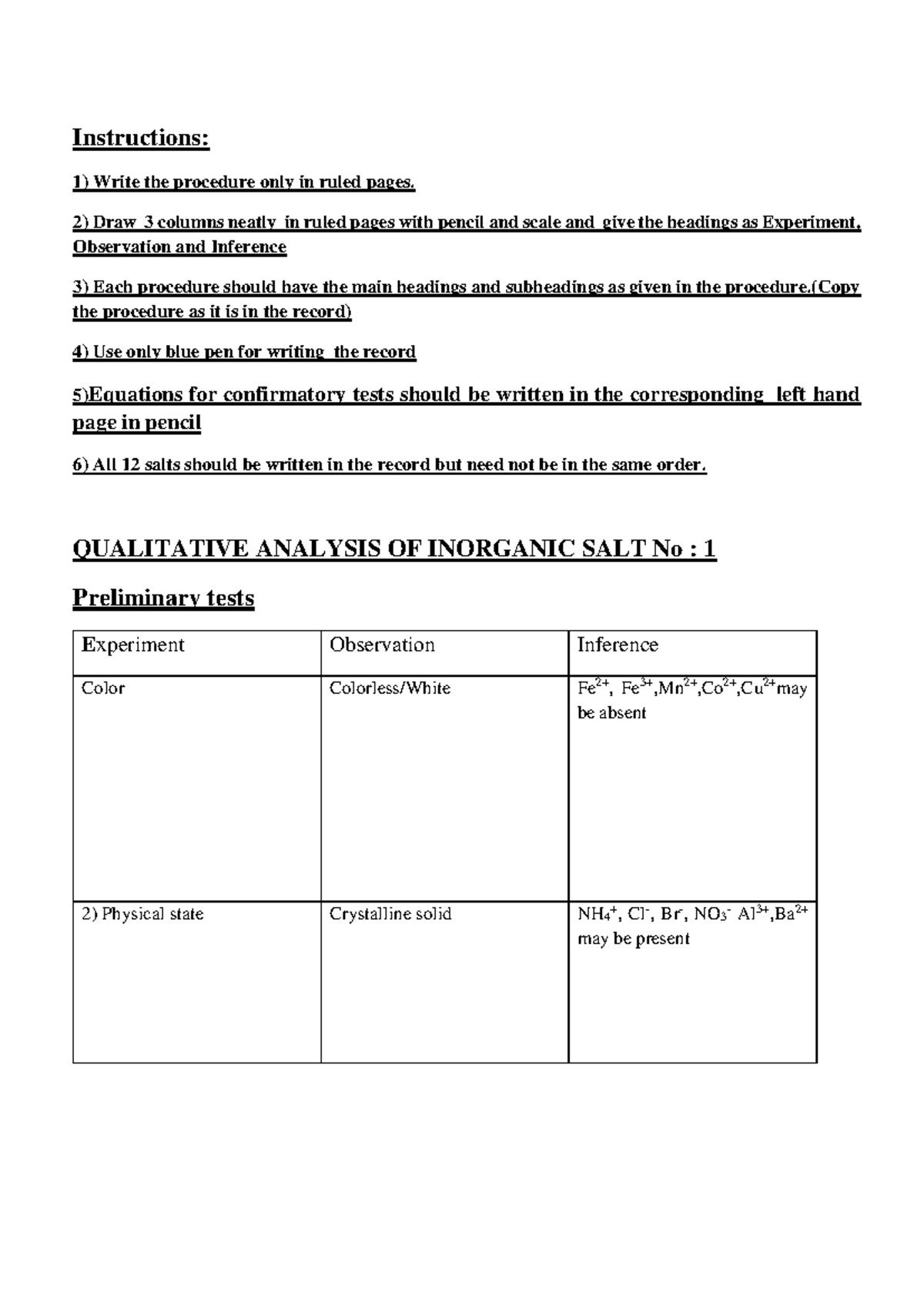Material for record writing latest Doc 24-25 - Instructions: Write the ...
