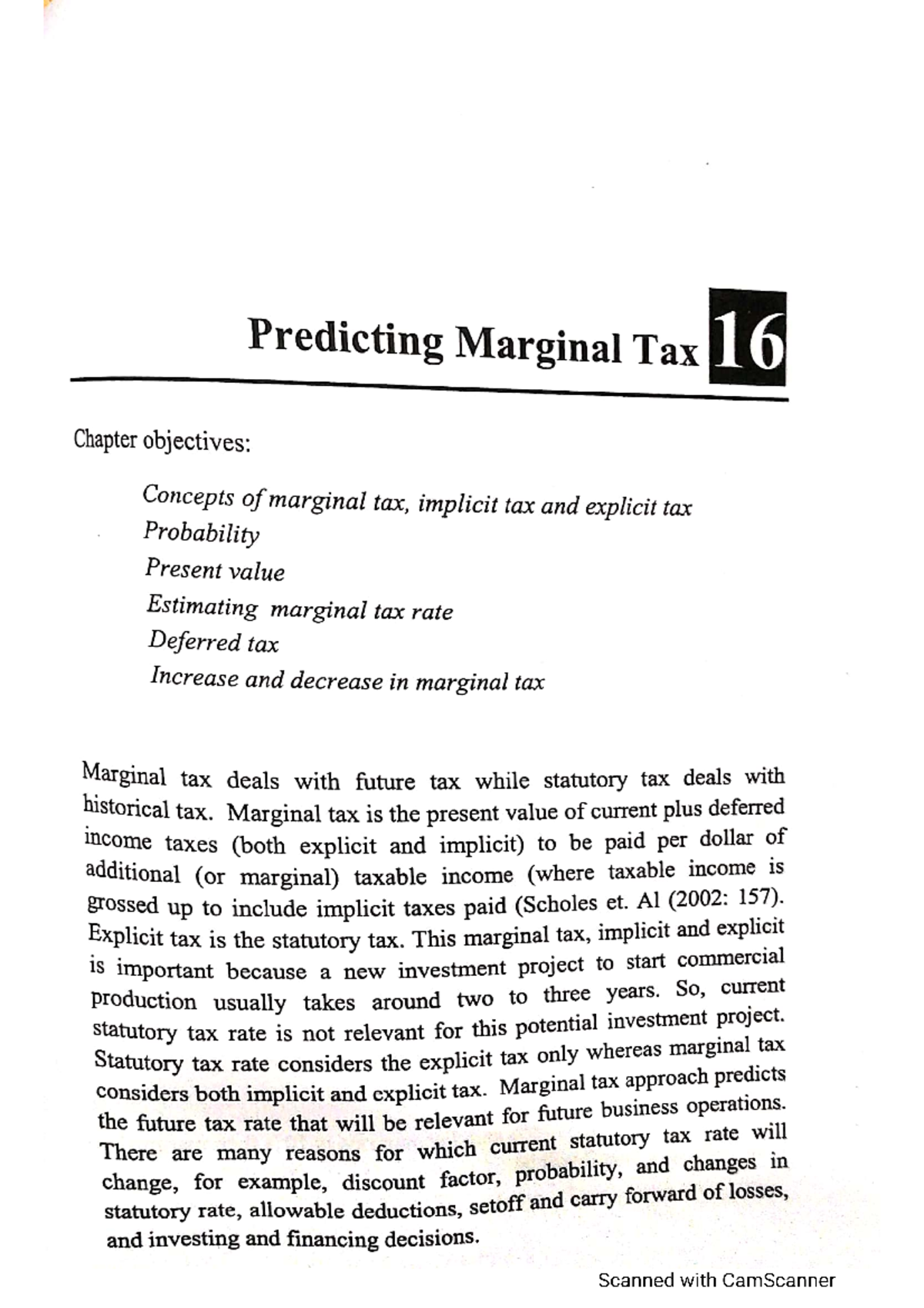 Marginal tax definition and calculation - Taxation - Studocu