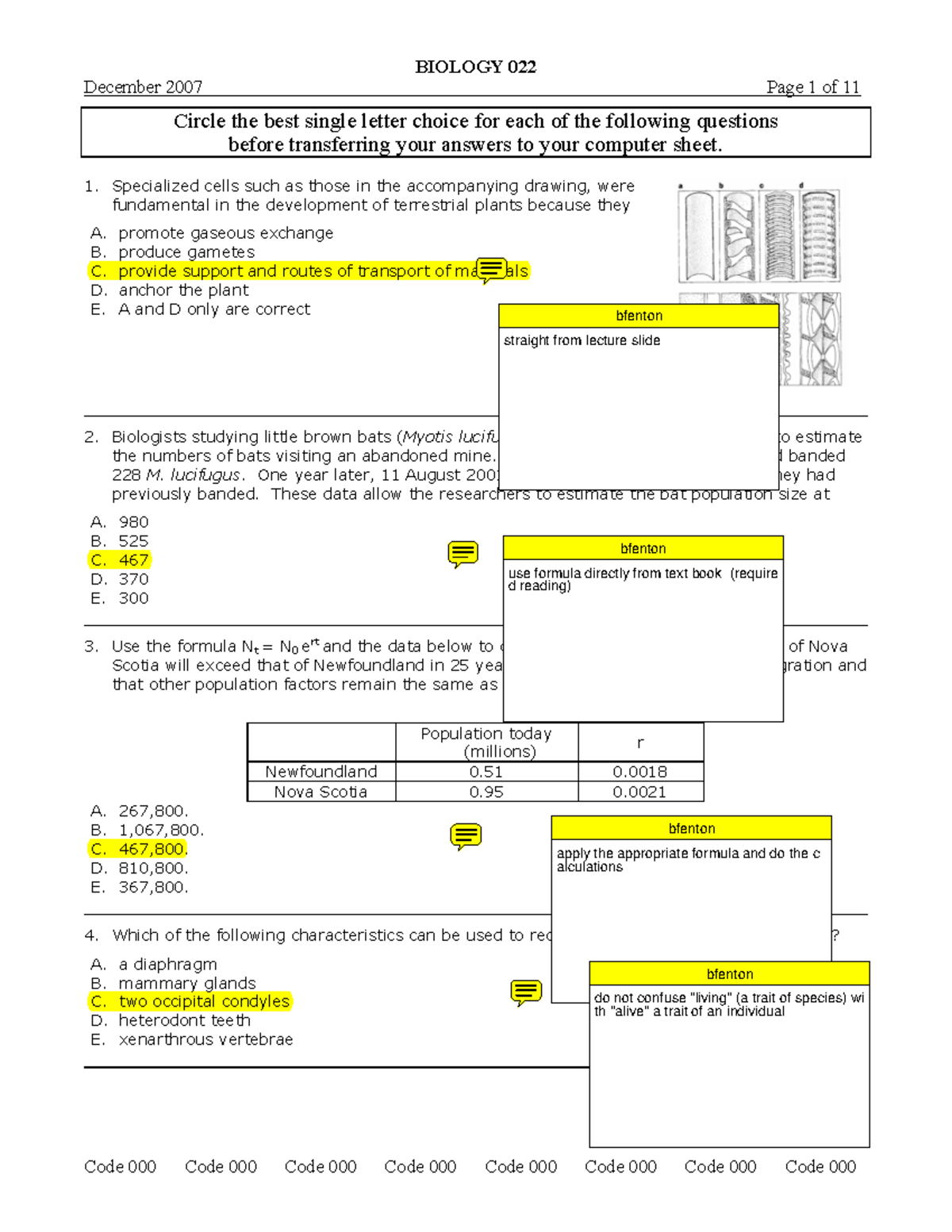 Exam 19 December 2010, answers - Warning: Popup annotation has a missing or invalid parent - Studocu