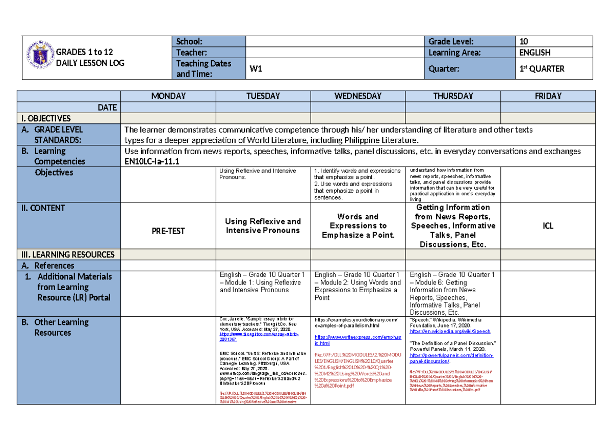 English-10-q1-w1-Use-information-from-news-reports-speeches-informative ...