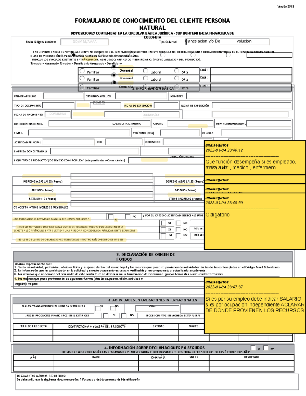Sarlaft Palig Cancelacion-convertido - FECHA DE EXPEDICIÓN NÚMERO ...