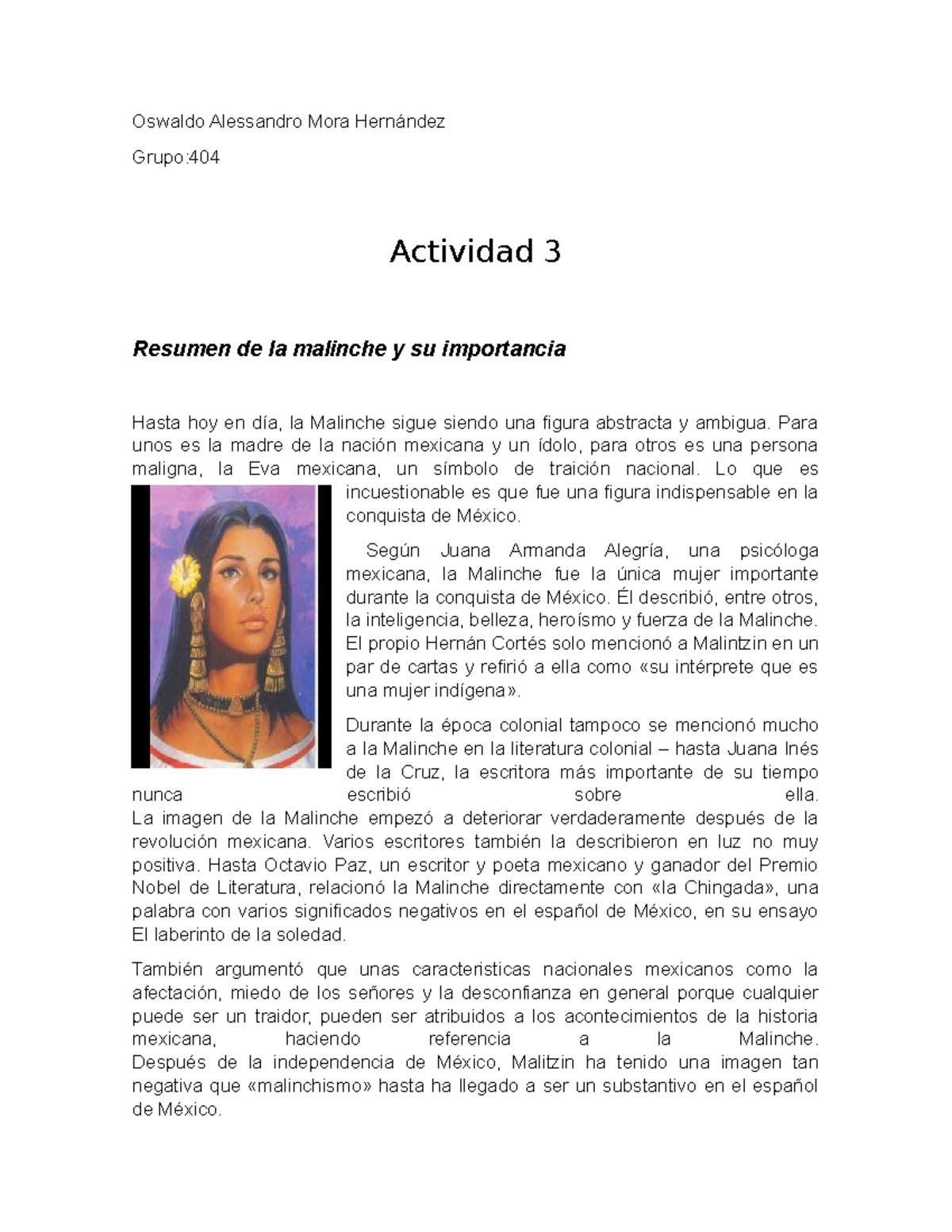 Actividad 3 historia de mexico Actividad 3 historia de mexico - Oswaldo ...