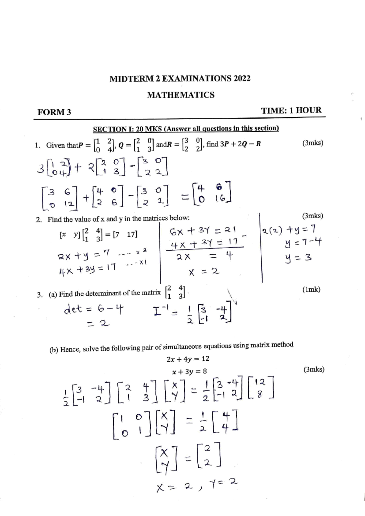 Maths-F3-MS - Mathematics - Studocu