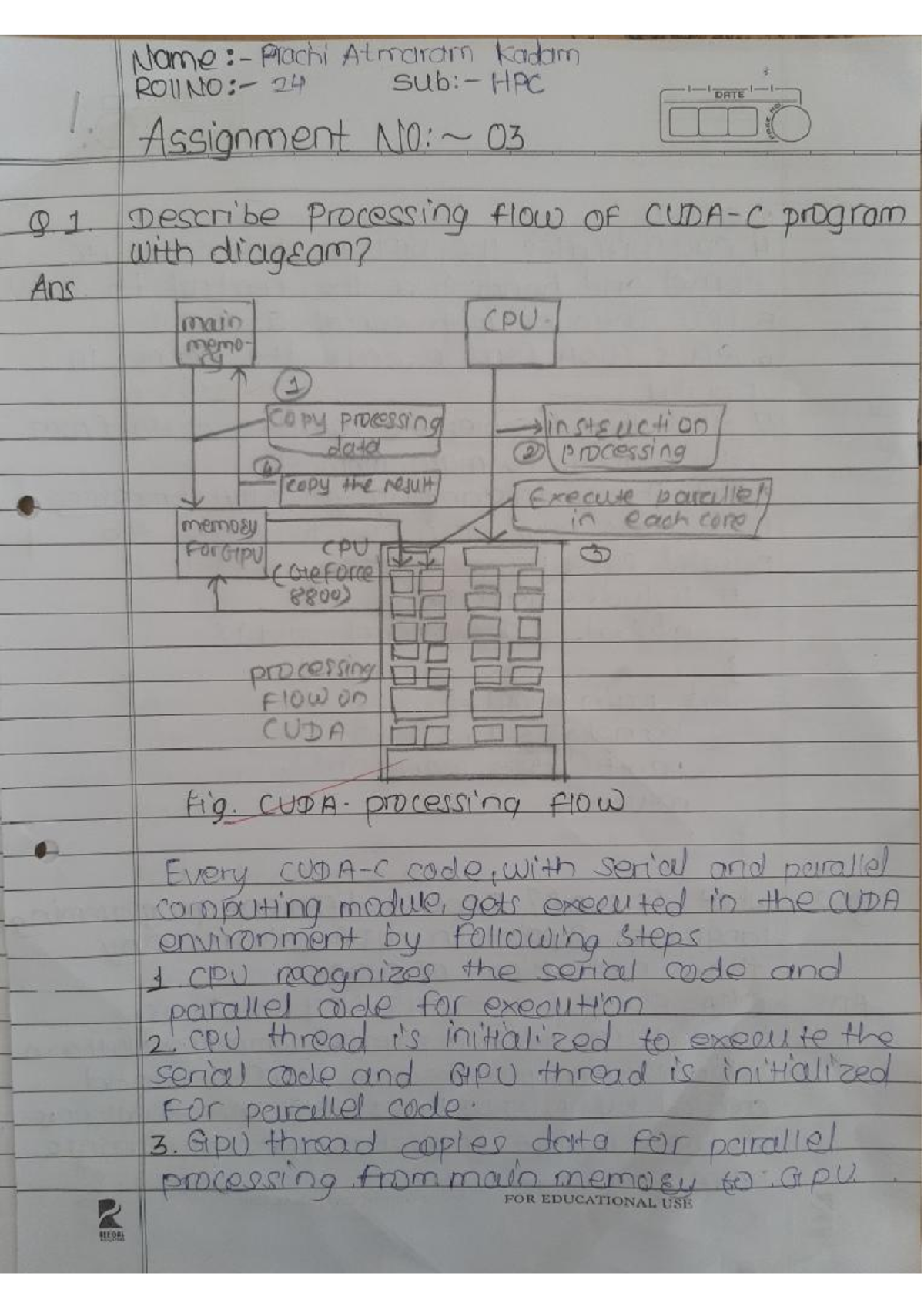 HPC Assignment No 03 - NLP - Computer Engineering - Studocu