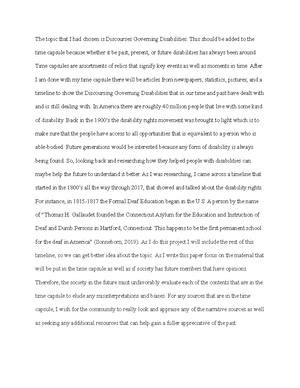 HIS 217 Module 1 Journal Stephanie Wilcott - The historical discourses ...