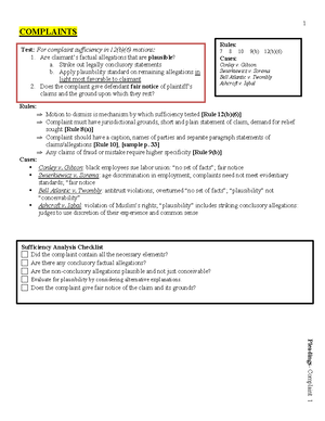 Erie Doctrine-Flowchart Civil Procedure 2021 - LawJ 001 - 1 ! 8 ! 2 8 B ...