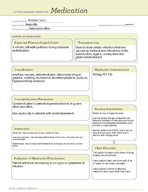 ATI Medication Docusate Calcium (Laxative) - ACTIVE LEARNING TEMPLATES ...
