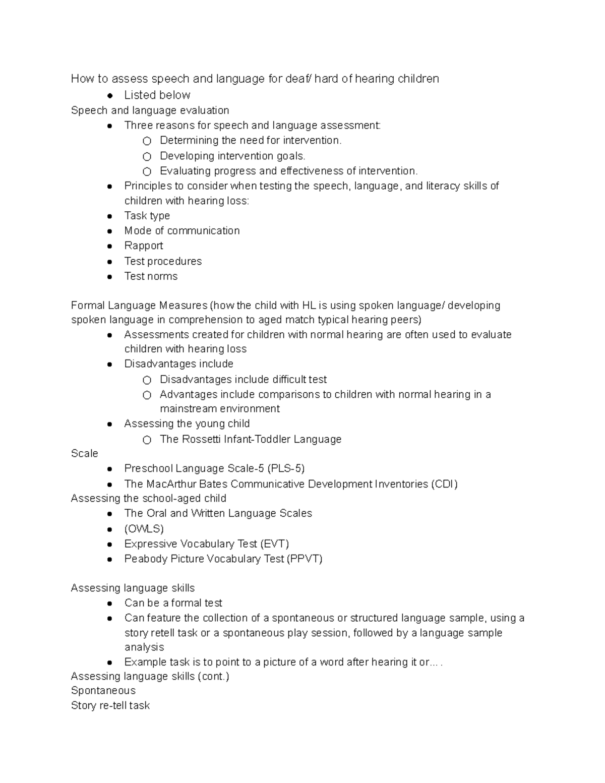 4590 - Communication Sciences and Disorders Aural Rehab lecture notes ...