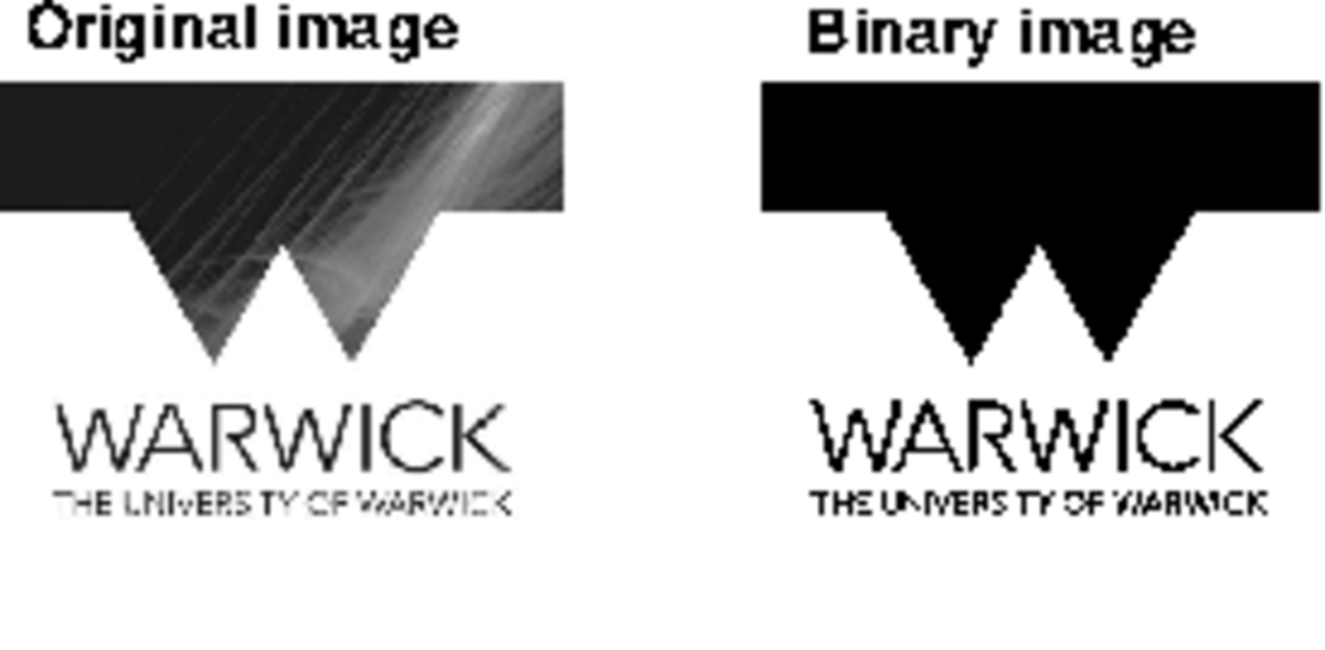 Warwick Inverted - logo - Cs1345 - Original image Binary image - Studocu