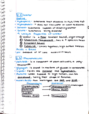Bio 20 lecture notes 1.3a - BIO 20 - Studocu