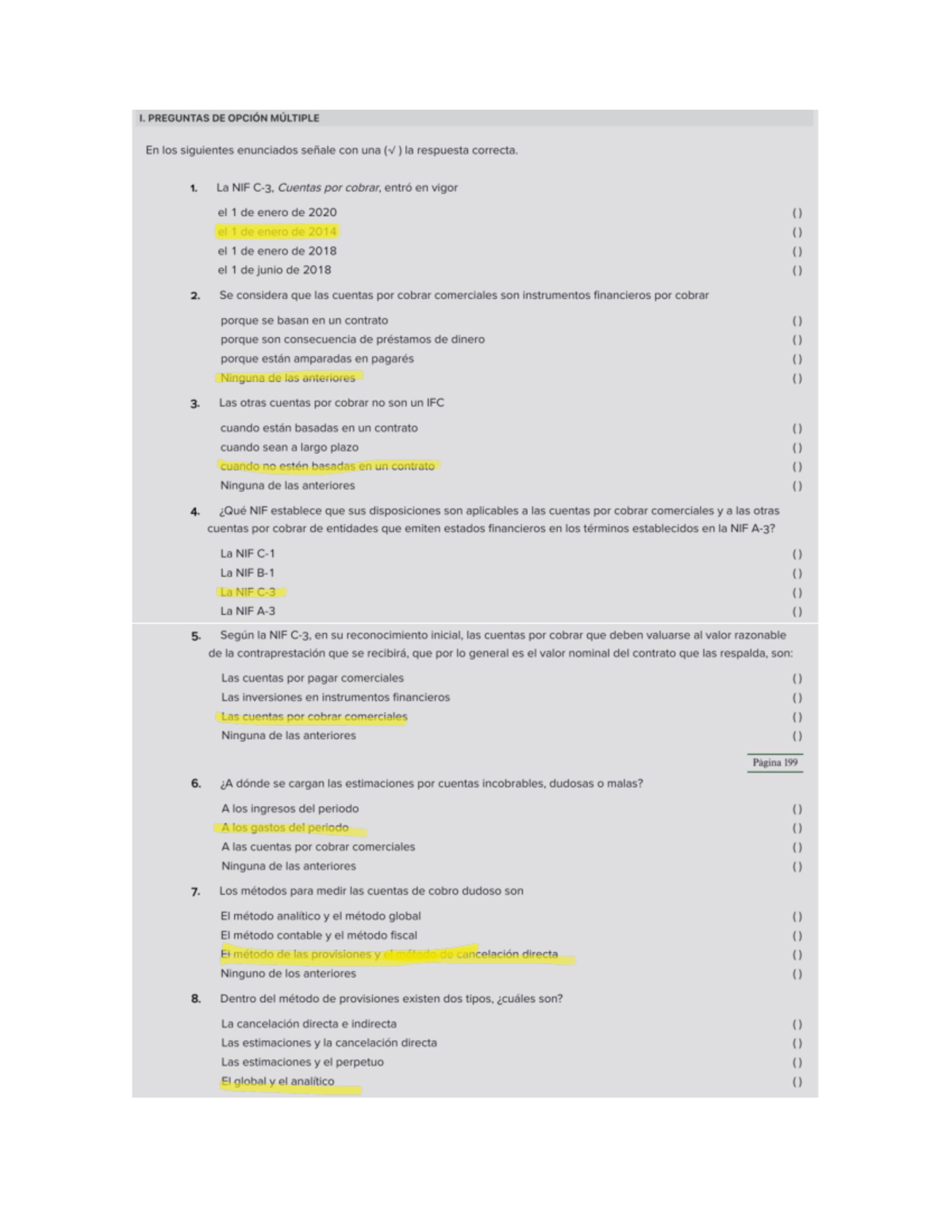 Cuestionarion NIF C-3 - Contabilidad Intermedia I - Studocu
