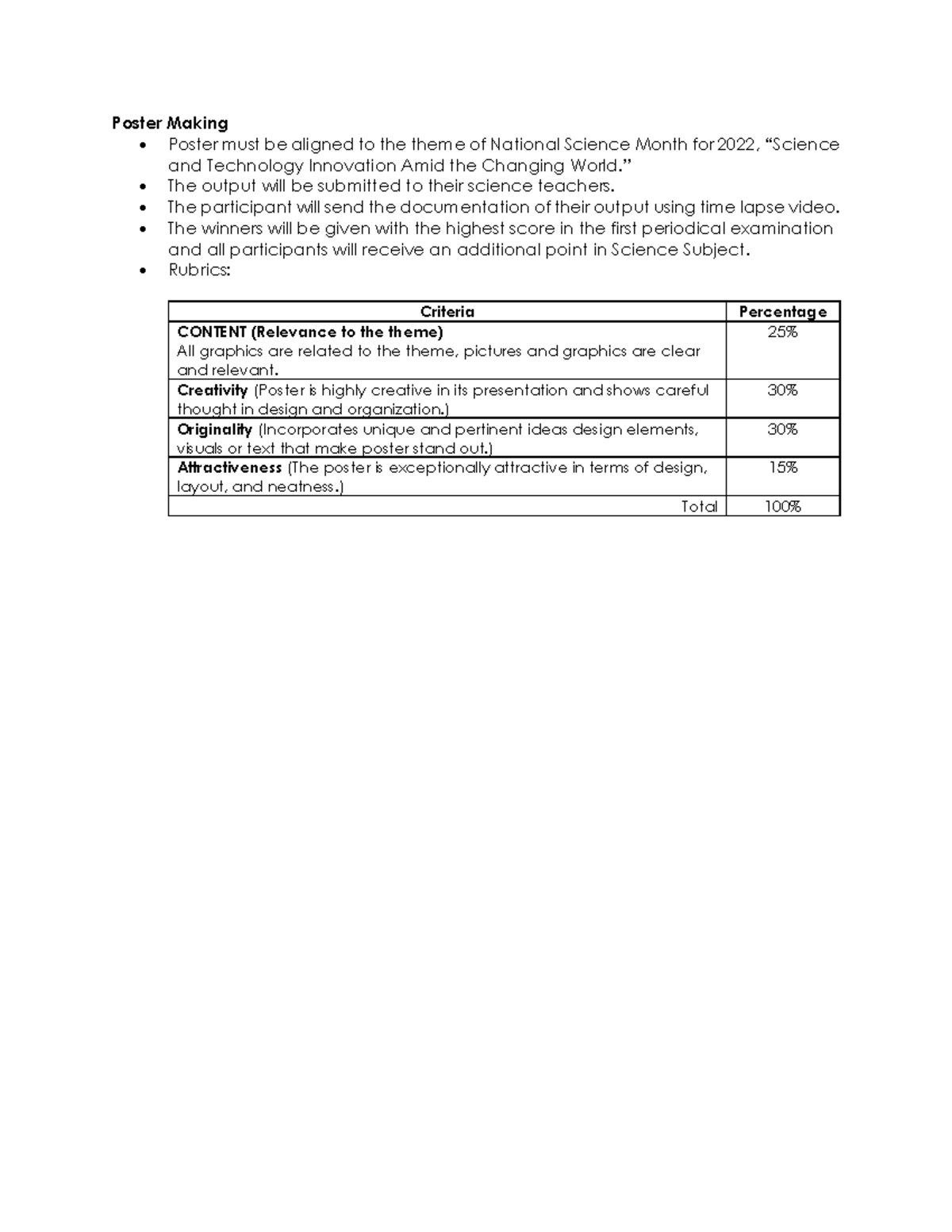 Poster Making - lecture notes - Poster Making - Poster must be aligned ...