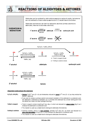 Chemsheets A2 1001 Kinetics booklet - SECTION 1 – Recap of AS Kinetics ...