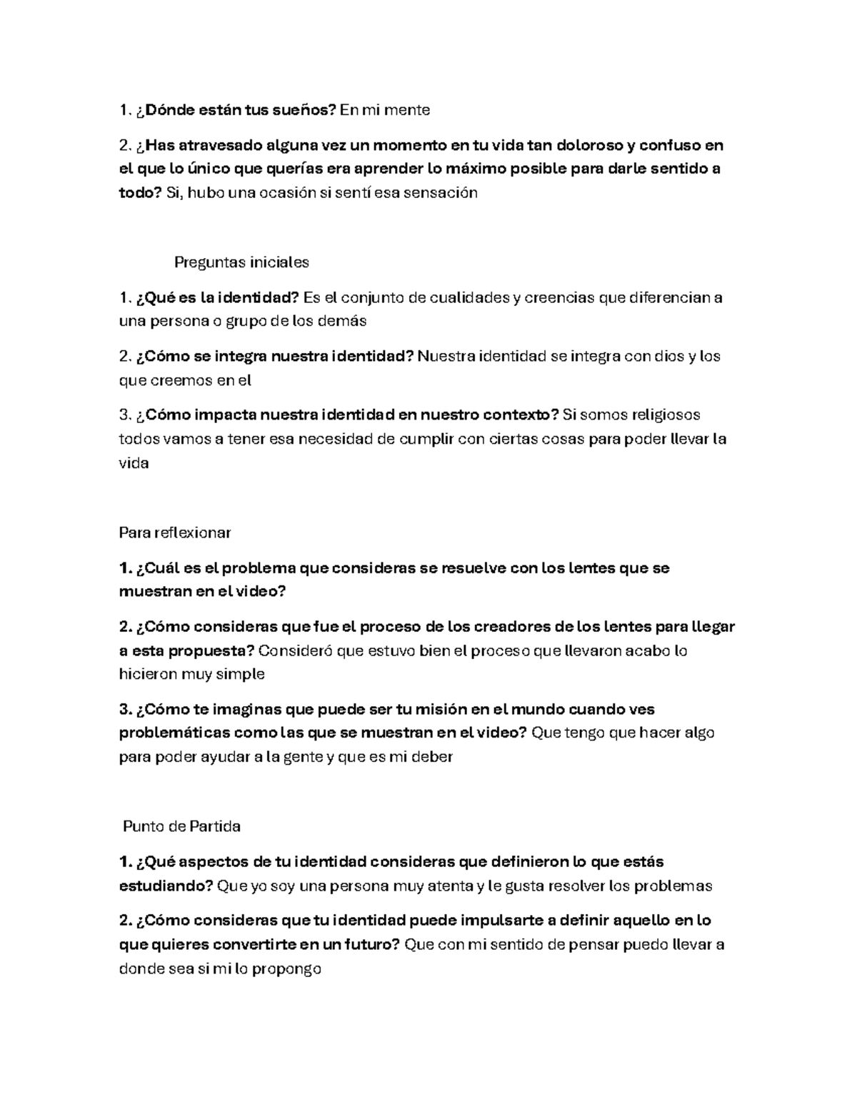 Diario de reflexión - ¿Dónde están tus sueños? En mi mente ¿Has atravesado alguna vez un momento ...