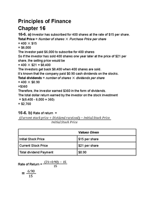 Principles of Finance chapter 1 - Principles of Finance Chapter 1 An ...