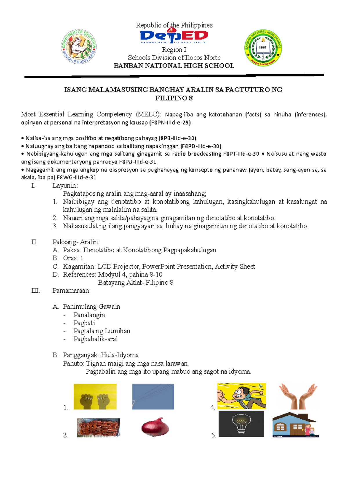 A-SEMI- Detailed- Lesson-PLAN -observation - Republic of the ...