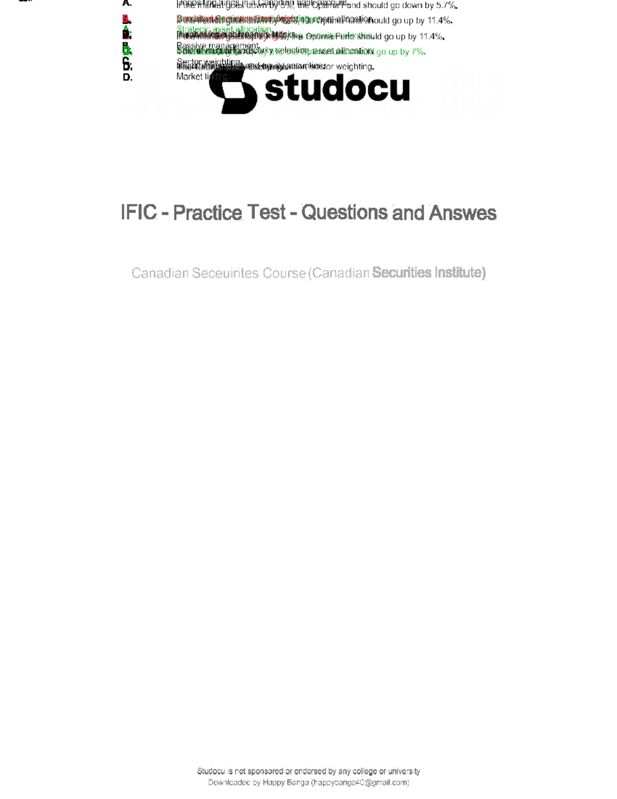 Ific final exam test - Vjg - [0;. - Studocu