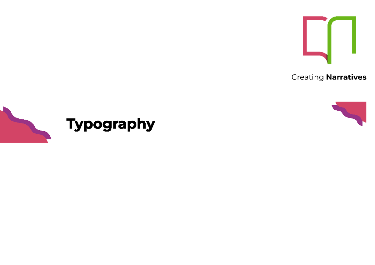CDE2K Typography - Typography ####### )600 ,'/26& 3 60 + - Studocu