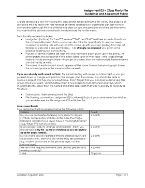 Assignment 6 Drag and Drop - Assignment 06 Drag And Drop Guidelines and ...