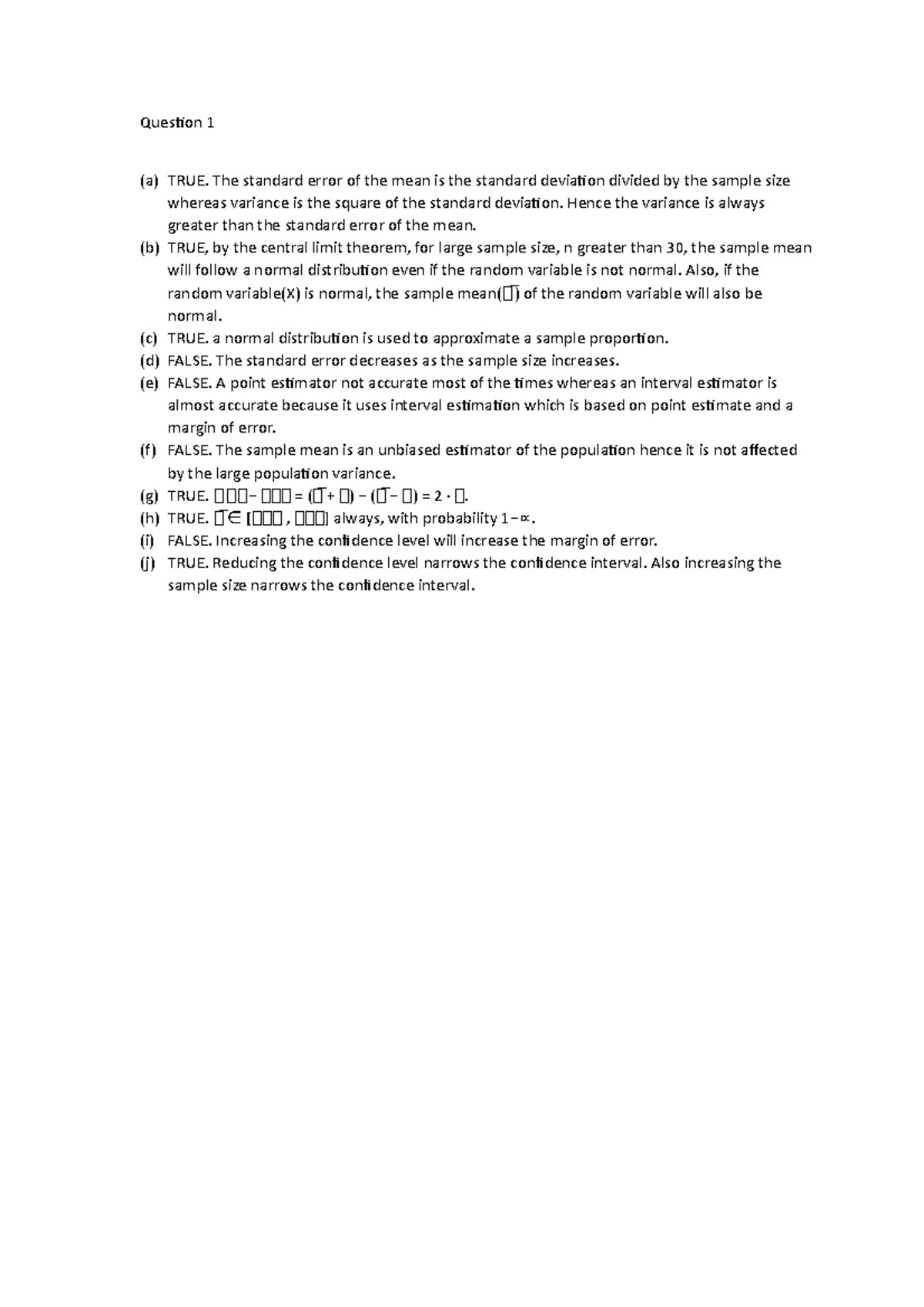 STA1501 2021 Assignment Descriptive Statistics and Probability STA1501 ...