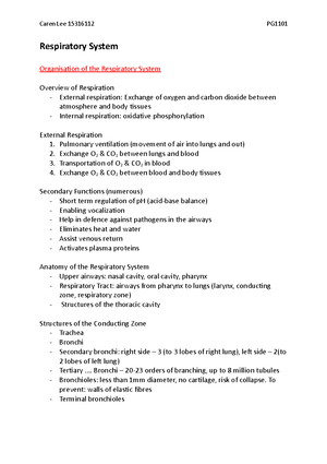 Final Test on Respiratory System - MULTIPLE-CHOICE QUESTIONS FOR FINAL ...