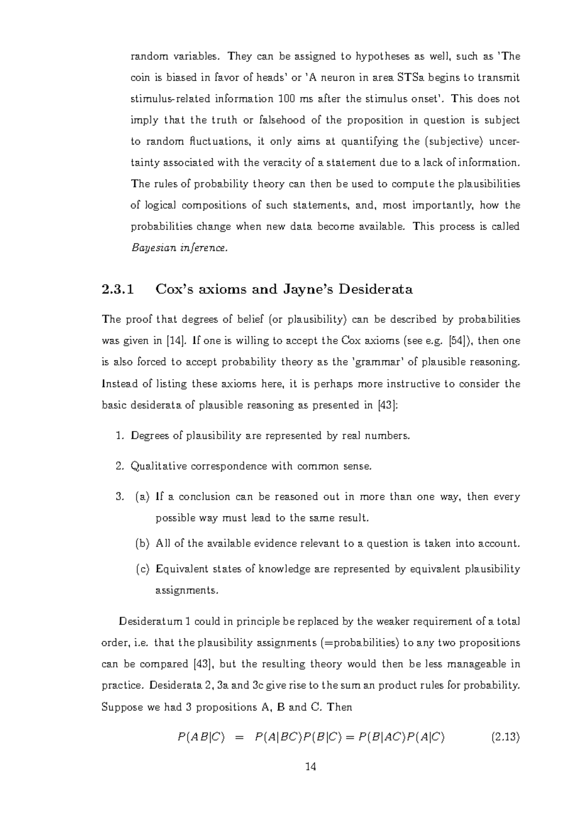 Bayesian and Information 4 - random variables. They can be assigned to ...