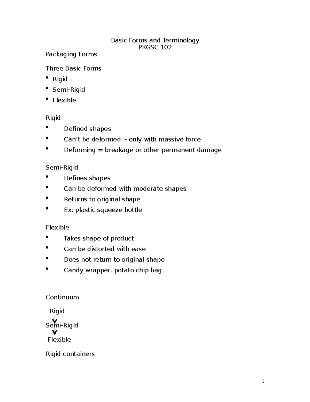 08 Basic Forms and Terms - Basic Forms and Terminology PKGSC 102 ...