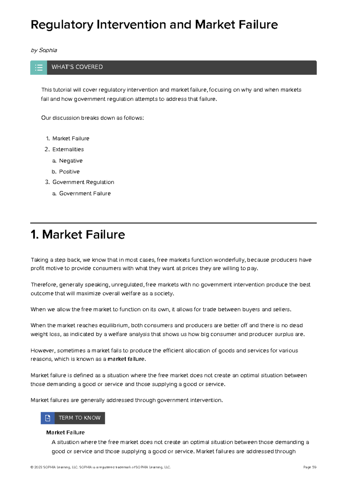 Microeconomicsunit-4-tutorials PDF4 - Regulatory Intervention and ...