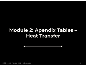 Module 3-5 Appendix Tables Thermodynamics - Module 3: Apendix Tables ...