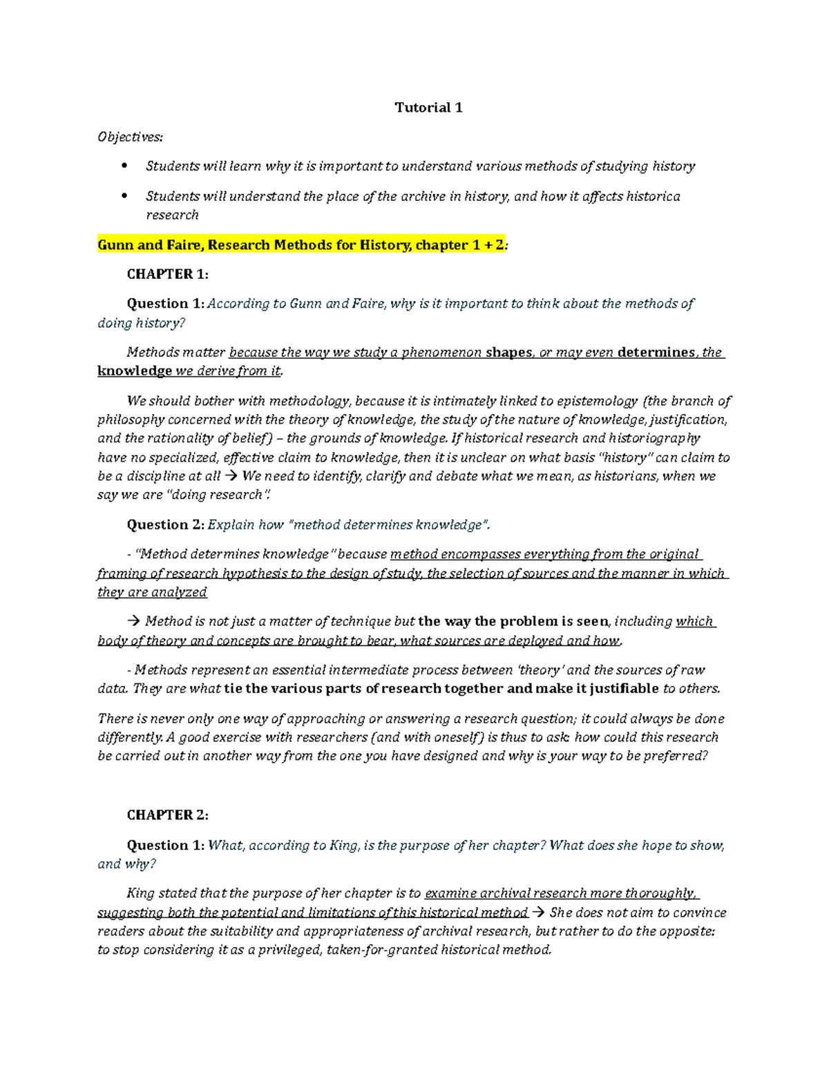 Heuristic Skills Tutorials - Tutorial 1 Objectives: Students will learn why it is important to ...