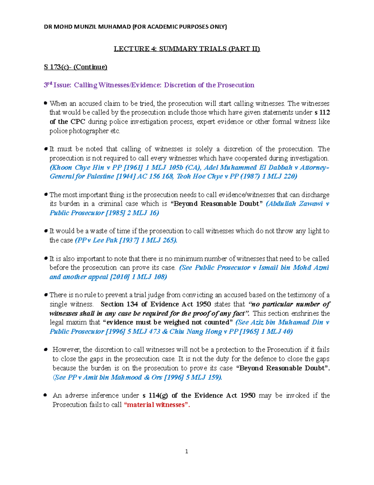 Lecture 4 Summary Trials PART 2 revision - LECTURE 4: SUMMARY TRIALS ...